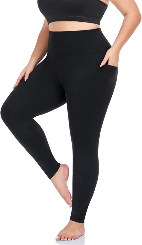 Morefeel Plus Size Leggings For Women With Pockets Stretchy