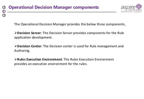 ibm operational decision manager decision governance framework