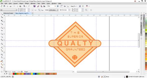 Membuat Logo Vintage Dengan CorelDraw Computer Image Design
