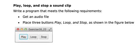 Solved This Is In Javafx Name Of Audio File Is Audiofilemp4 Play Loop Course Hero