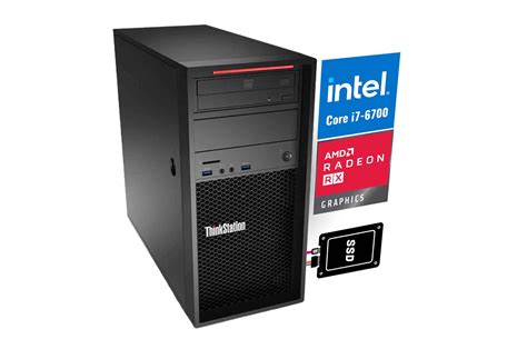 Геймърски компютър lenovo thinkstation p310 i7 6700 нова radeon rx 6