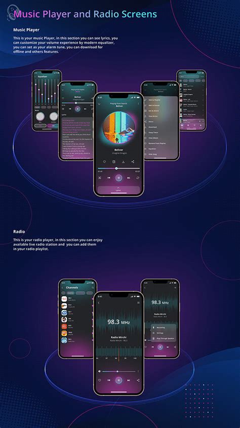Music Player App Design Ui And Ux Design Behance