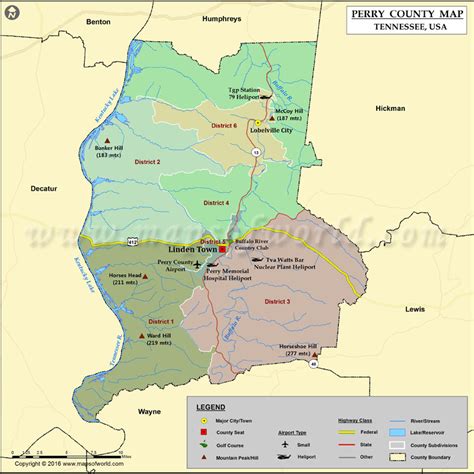 Perry County Ms Map