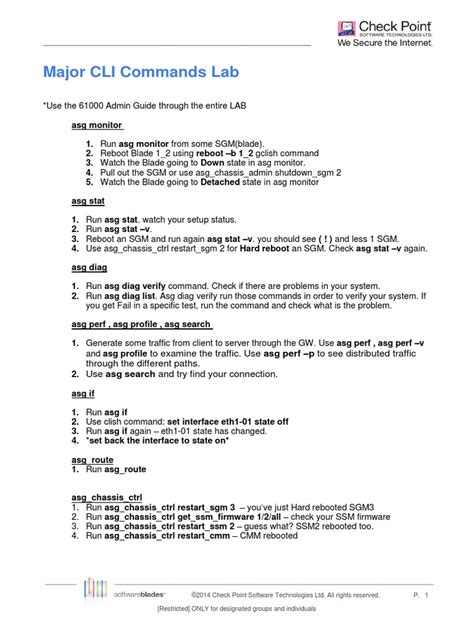 Major Cli Commands Lab Pdf Computer Science Information Technology