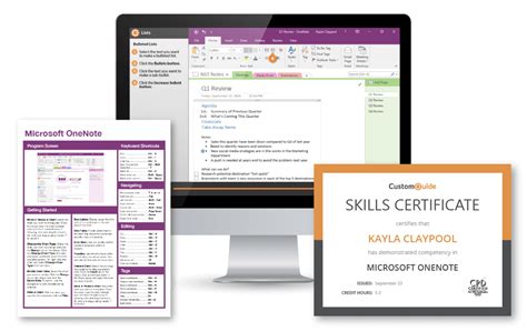 OneNote Training CustomGuide