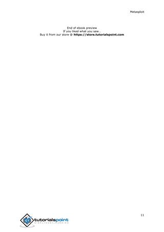 Metasploit Tutorial PDF Operating Systems Computer Software And Applications