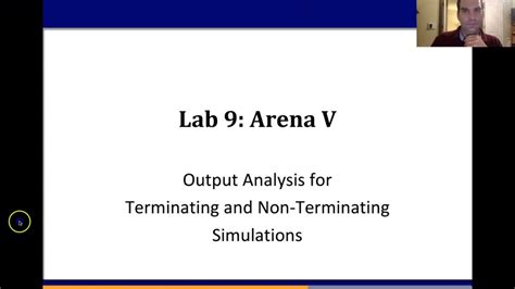 iee 475 lab 9 output analysis in arena terminating and non