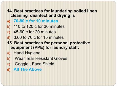 Mcq Related To Linen Mangement For Ipc Coursepptx