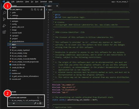 Companion IDEs VS Code Latest Simplicity Studio 5 Users Guide