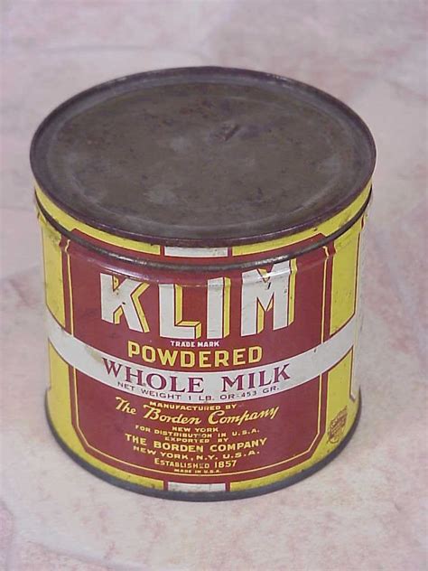 Us Wwii Tin Whole Milk Klim Opened Empty The Quartermaster By Ralf Haas