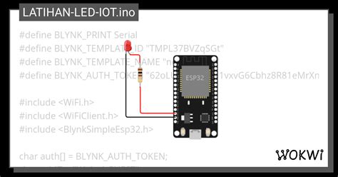 Blynk 3 LED Copy Wokwi ESP32 STM32 Arduino Simulator