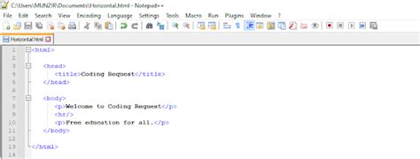 How To Create Horizontal Lines In Html