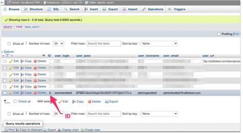 How To Create Wordpress Admin User In Mysql Using Phpmyadmin Web Hosting Knowledge Base