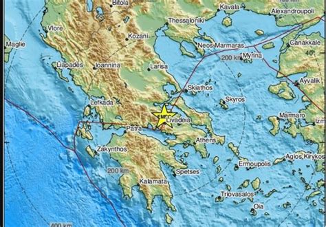 Земетресение от 4 8 по Рихтер в Гърция