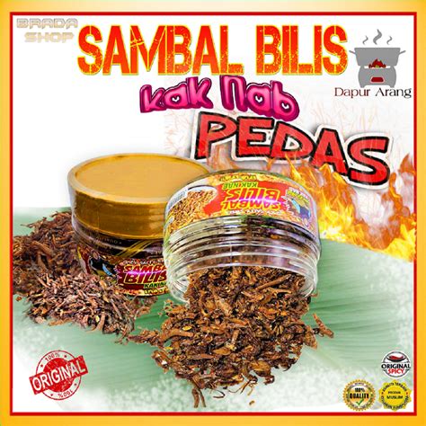 Sambal Bilis Kruk Krak Kak Nab Limited Edition Dapur Arang Snek Kampung Pedas Shopee Malaysia