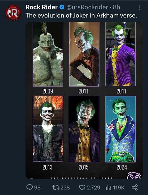 I Wouldnt Call The New Jonkler An Evolution R Batmanarkham