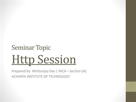 Session Java Ppt