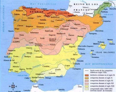 Biblioteca De Alejandría 3 0 2º Eso Mapas De La Reconquista