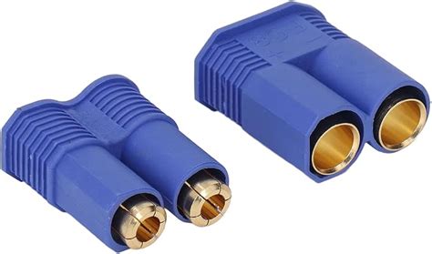 10 Set Ec8 Plug 8mm Banana Plug Connectors Brass Gold Plated Male