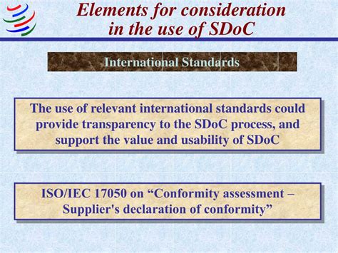 PPT Suppliers Declaration Of Conformity SDoC PowerPoint Presentation ID