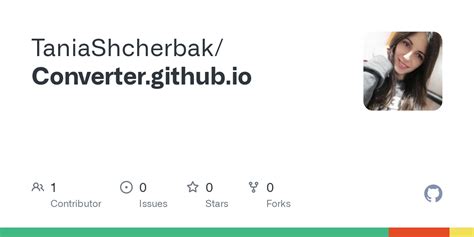 Github Taniashcherbak
