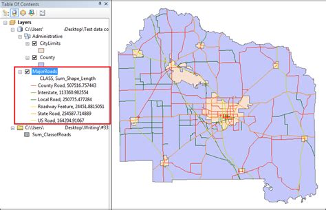 How To Display The Sum Of Attribute Values In The Arcmap Legend
