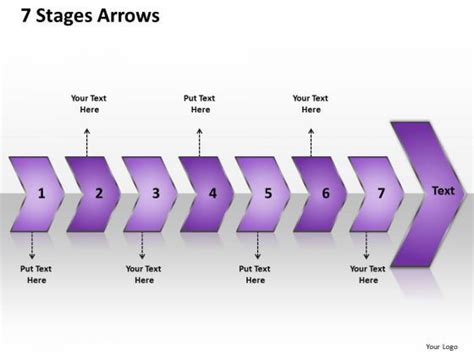Ppt Linear Curved Arrows PowerPoint Placed Sequentially Templates
