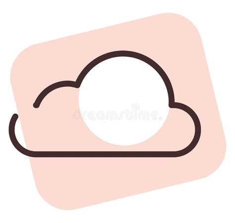Ui Cloud Icon Stock Vector Illustration Of Cloud Internet 259783127
