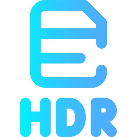 Ícone de hdr super basic omission gradient freepik