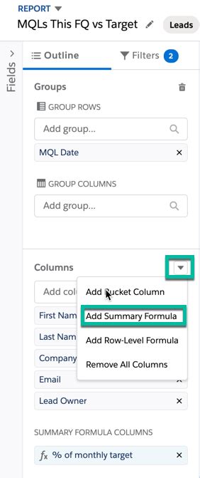 Mql Reporting In Salesforce Tips Tricks And Examples The Spot