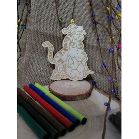 Фигурка за оцветяване Мечо Пух и Тигър