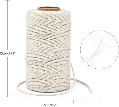 Jijacraft Beige Cotton String Kitchen Butchers Cooking String Twine
