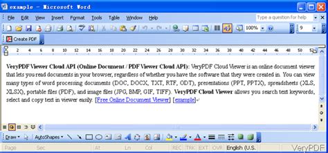 How To View Word And Pdf Documents In Browser Verypdf Knowledge Base