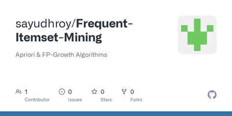 Github Sayudhroyfrequent Itemset Mining Apriori And Fp Growth Algorithms