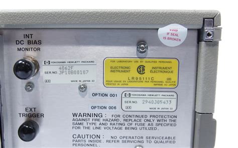 HP Agilent A Precision LCR Meter Hz MHz InStock Com Technology Superstore Of