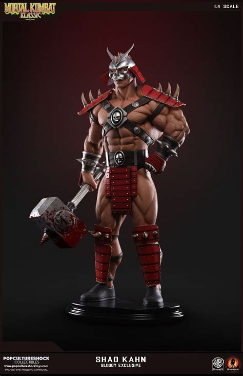 Pop Culture Shock Mortal Kombat Klassic Shao Kahn 14 Mixed Media