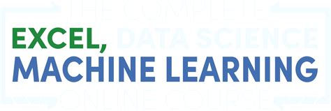 the complete excel data science and machine learning online course