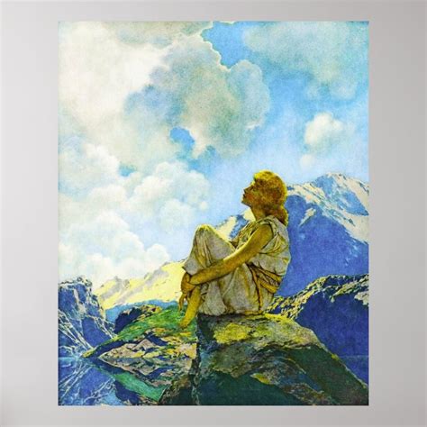 Morning Spring By Maxfield Parrish Poster