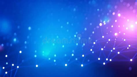 Abstract Technology Background Network Connection Structure 3d