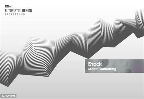 회색 선 패턴 지그재그 템플릿 배경의 추상 적 디자인 일러스트 벡터 Eps10 0명에 대한 스톡 벡터 아트 및 기타 이미지 0명 개념 기하 도형 Istock