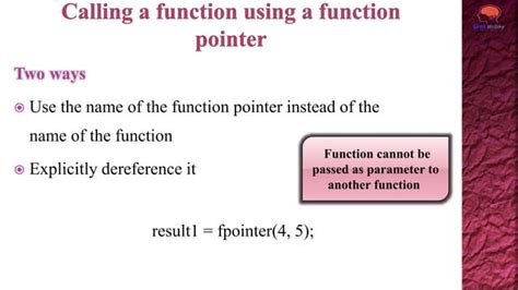 Function Pointer Ppt Function Pointer Ppt