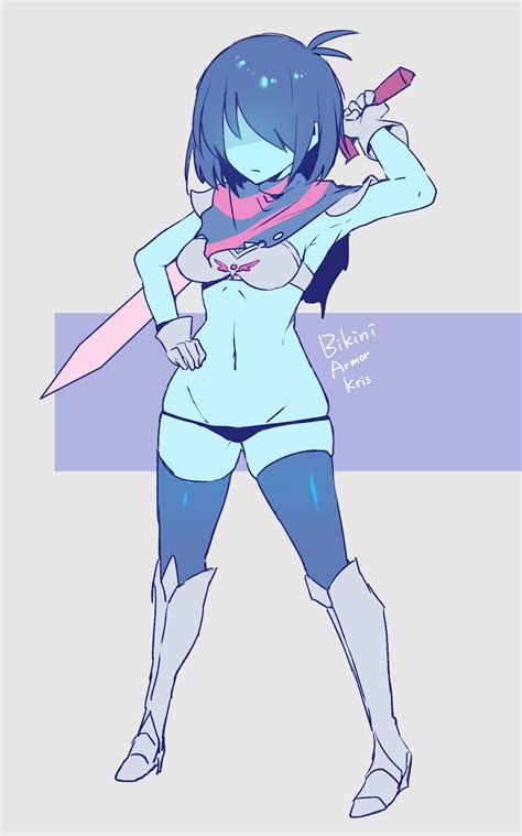 Xbooru 1girl 2010s 2019 2d 2d Artwork Blue Body Blue Skin Character