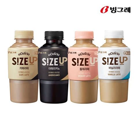 아이월드 빙그레 아카페라 사이즈업 커피 4종 350ml 20펫 아메리카노 카페라떼 바닐라라떼 돌체라떼 커피음료