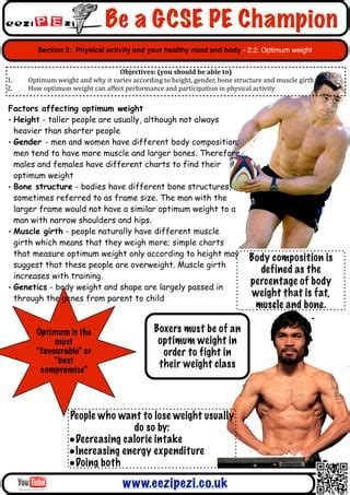 Gcse Pe Revision Booklet PDF