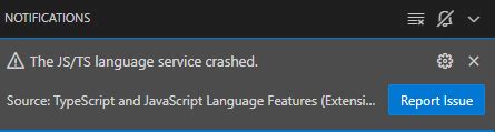 Typescript Server Stopping Issue Microsoft Vscode Typescript Next Github