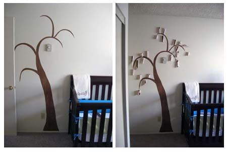 DIY Tree Wall Mural