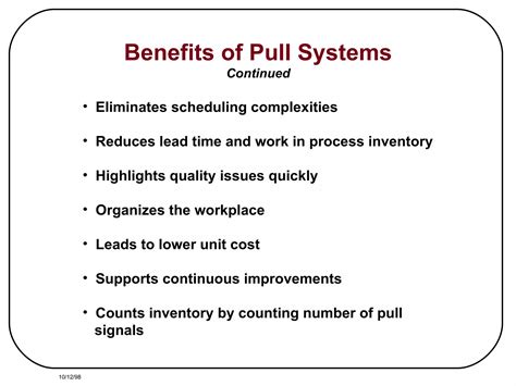 Kanban Pull System PPT