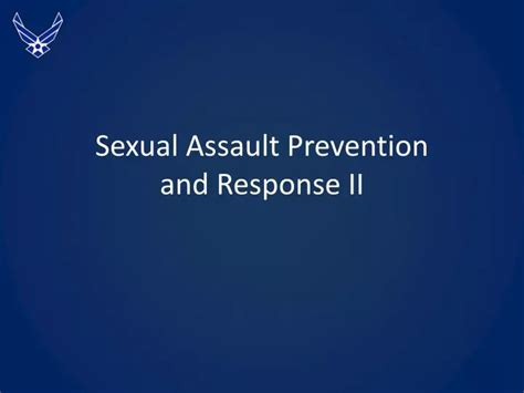 Ppt Sexual Assault Prevention And Response Ii Powerpoint Presentation