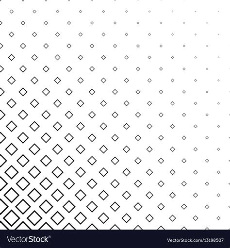 Abstract Monochrome Square Pattern Design Vector Image