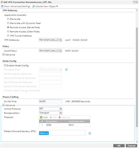 L Tp Over Ipsec Parameters For Windows Native Client Zyxel Community